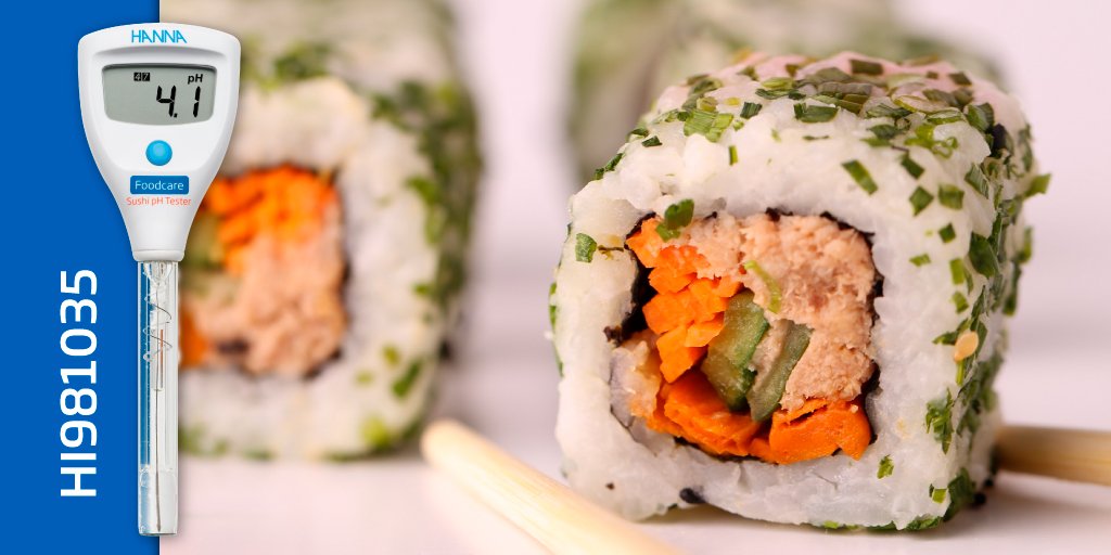 Medición de pH en sushi » HANNA® instruments Costa Rica